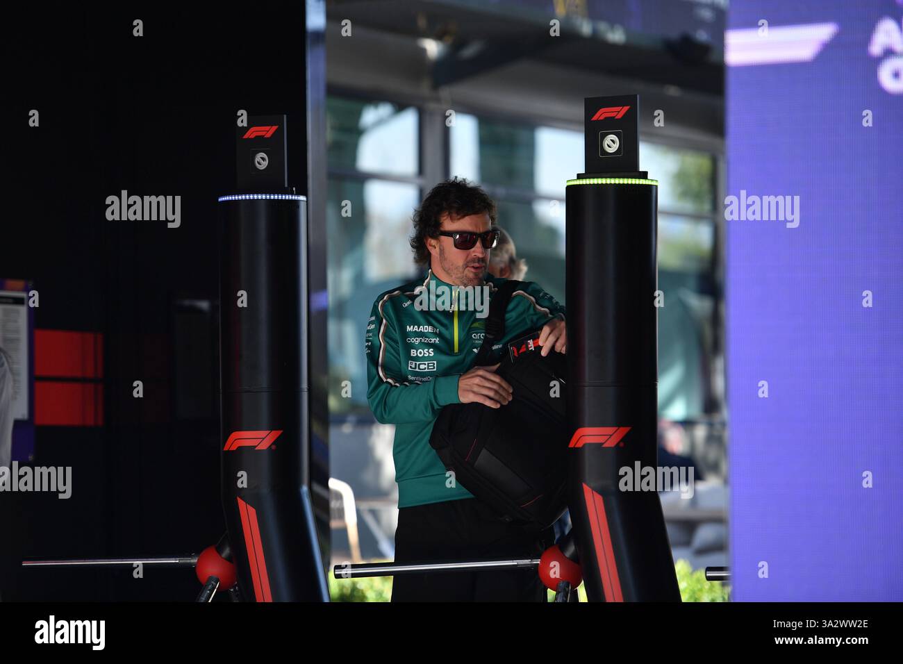 MELBOURNE, AUSTRALIA 14 marzo 2025. Nella foto: Aston Martin pilota di ...