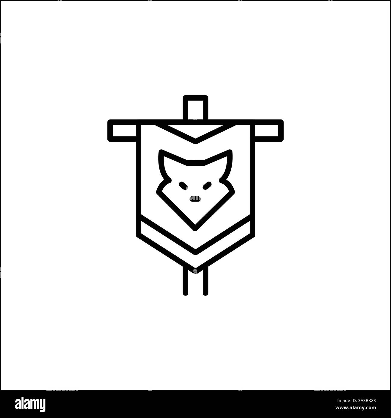 Logo simbolismo volpe Immagini Vettoriali Stock - Alamy