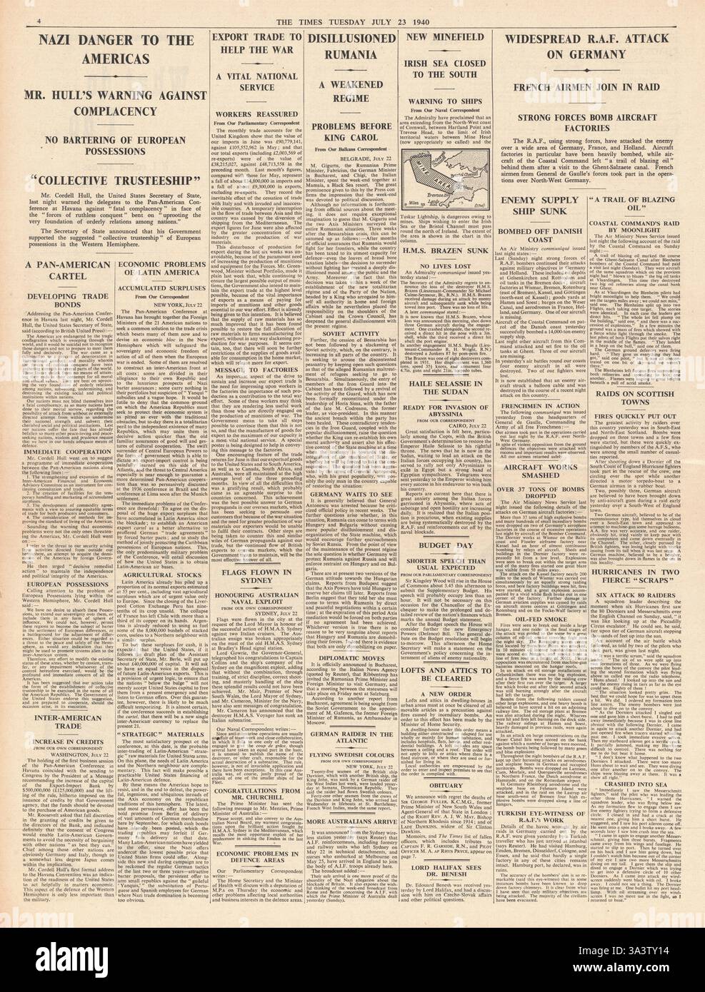 Bombardamenti incursioni raid aerei luglio 1940 immagini e fotografie ...