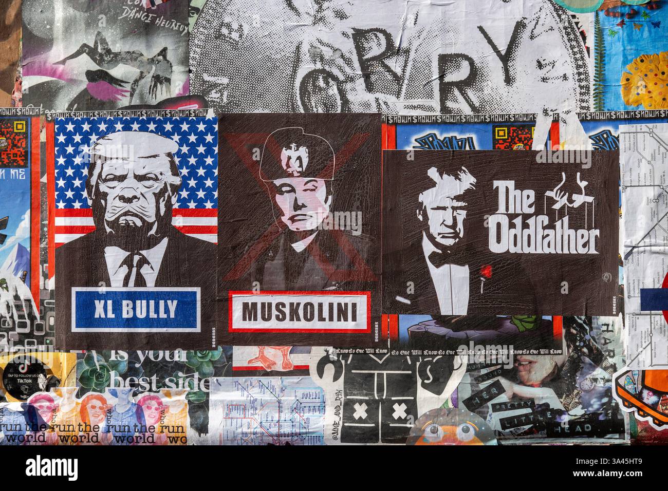 18/03/2025. Londra, UK Street art è apparsa in Brick Lane dell'artista ...