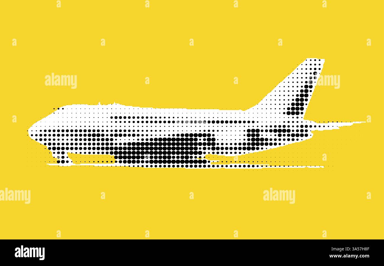 Aeroplano stilizzato Immagini Vettoriali Stock - Alamy