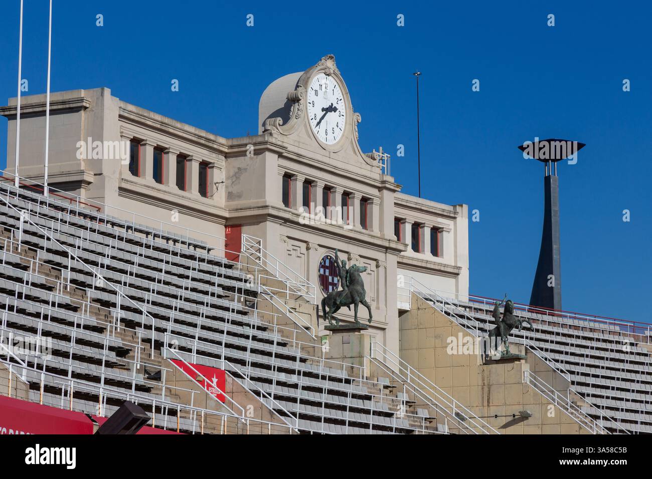 Detalle del estadio olimpico barcelona immagini e fotografie stock ad ...