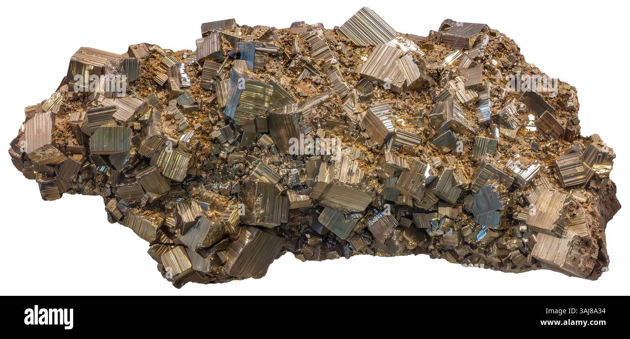 Pyrite mineral immagini e fotografie stock ad alta risoluzione - Alamy