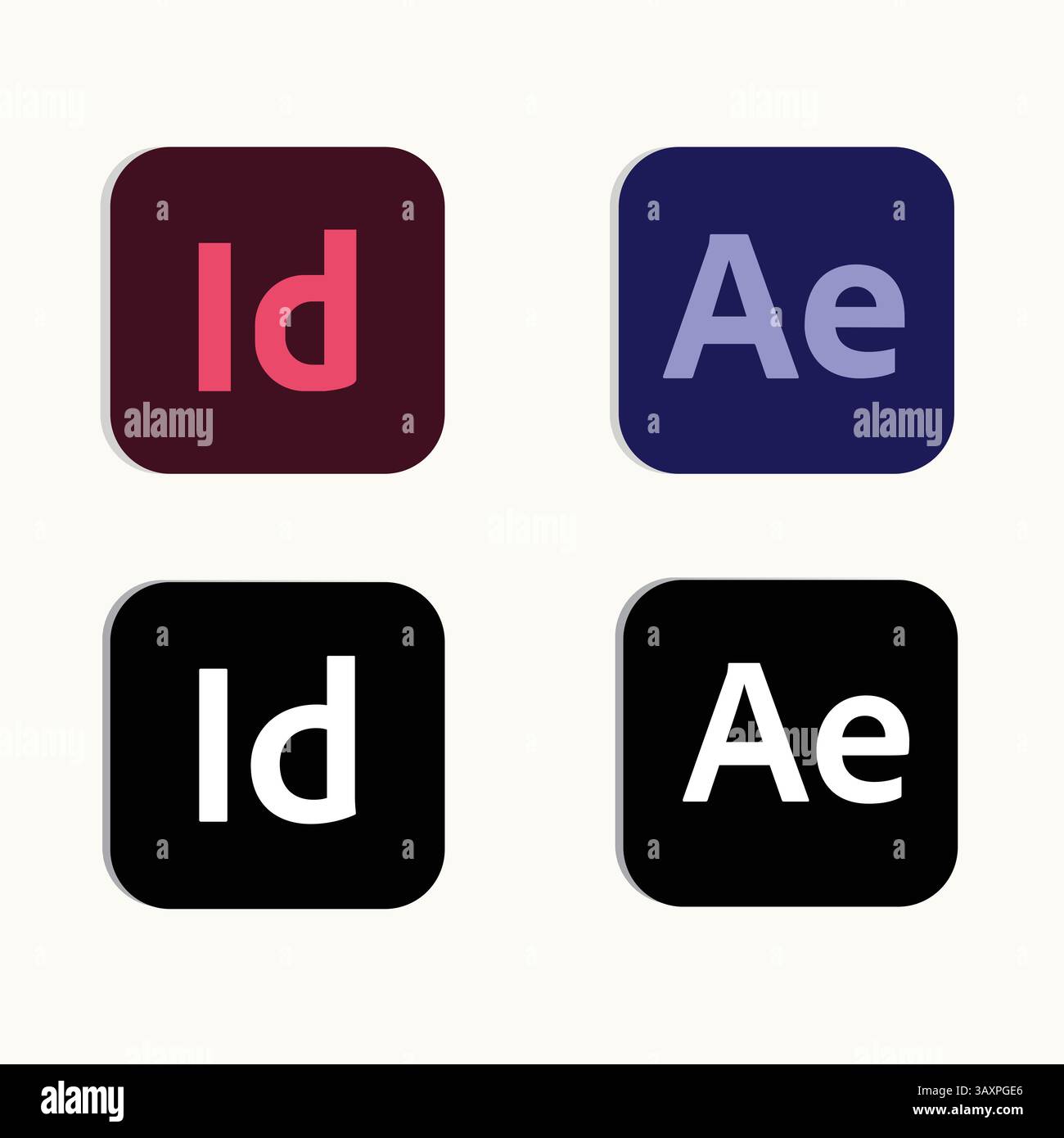 Software adobe indesign Immagini Vettoriali Stock - Alamy