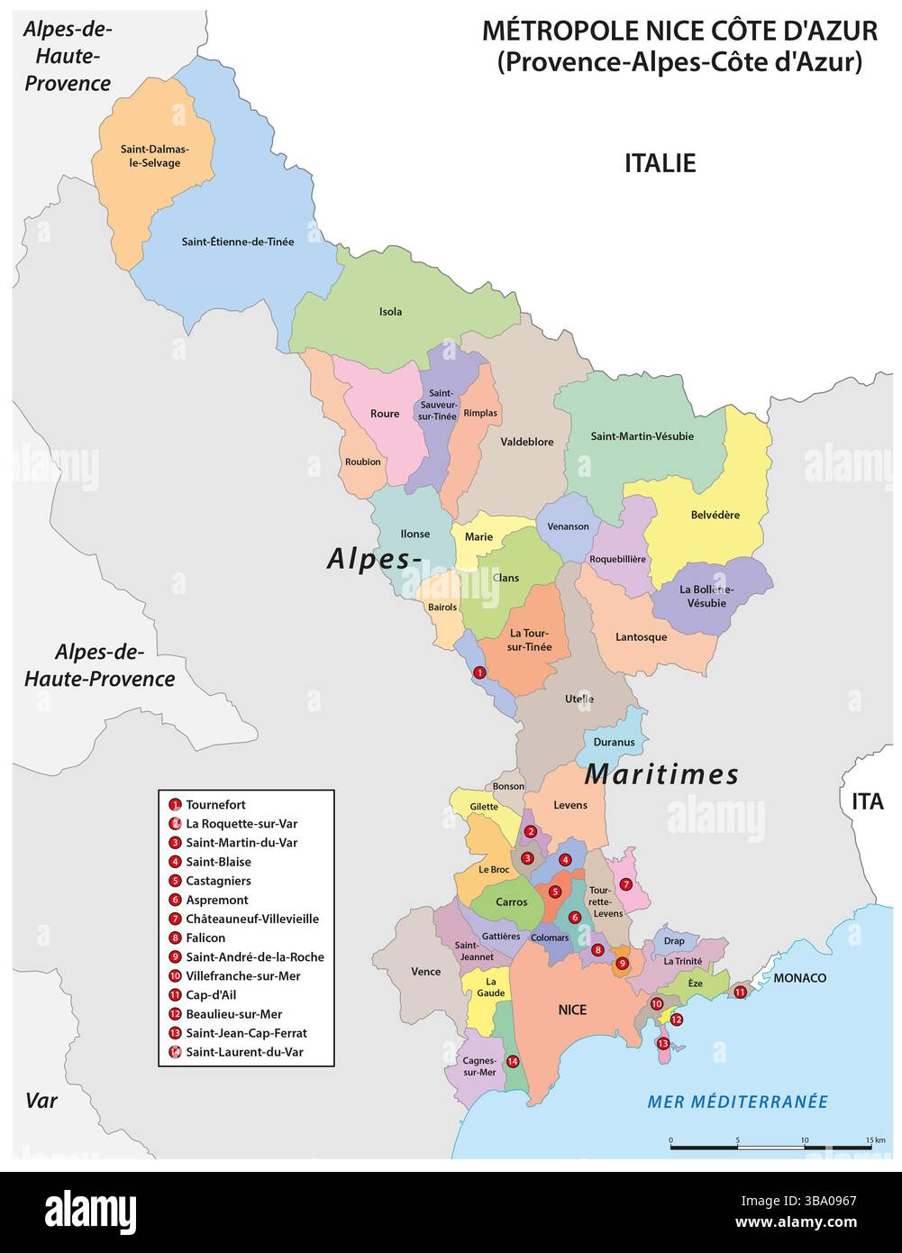 Sud italia mappa amministrativa Immagini senza sfondo e Foto Stock ...