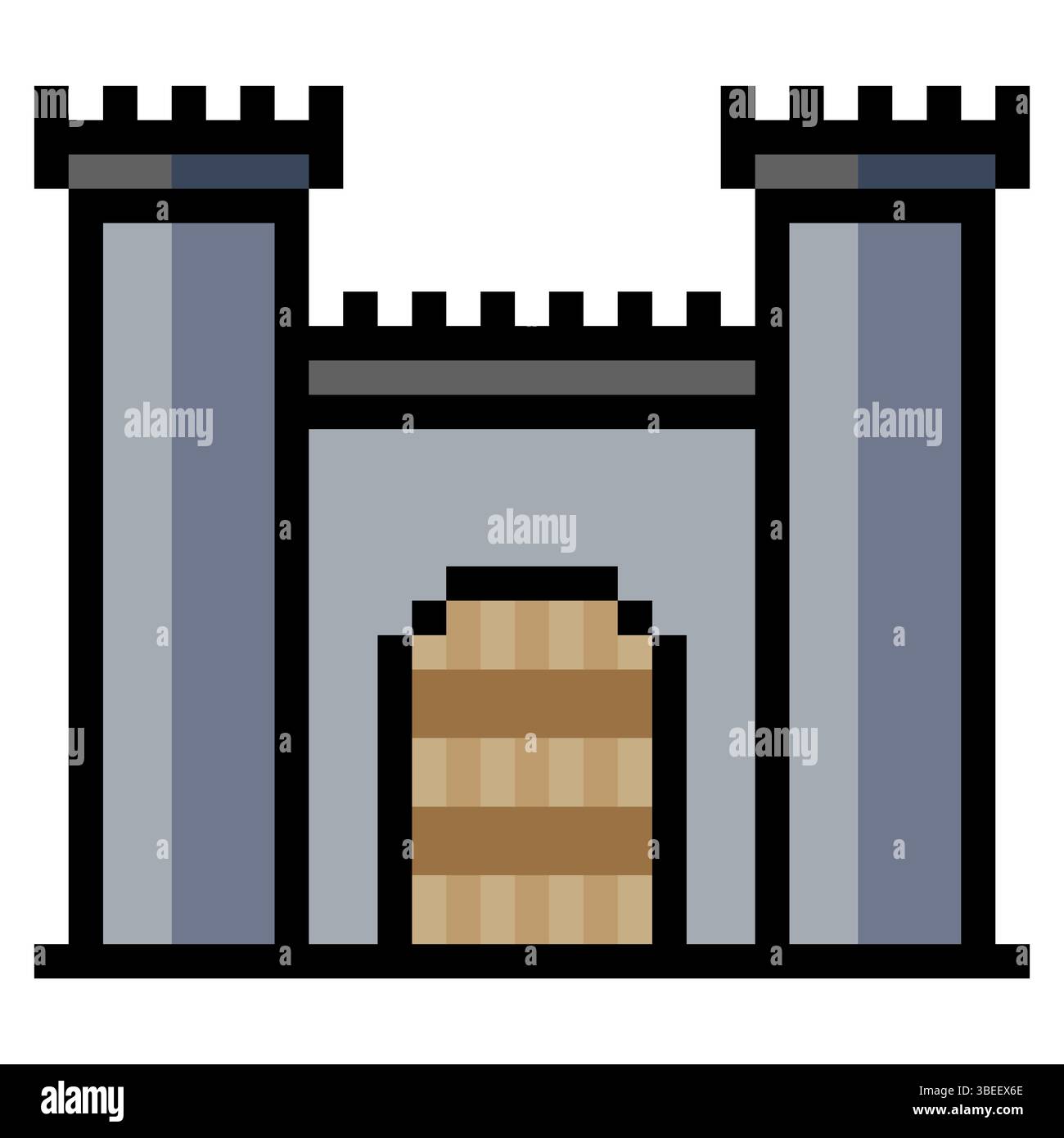 Arte muraria medievale Immagini Vettoriali Stock - Alamy