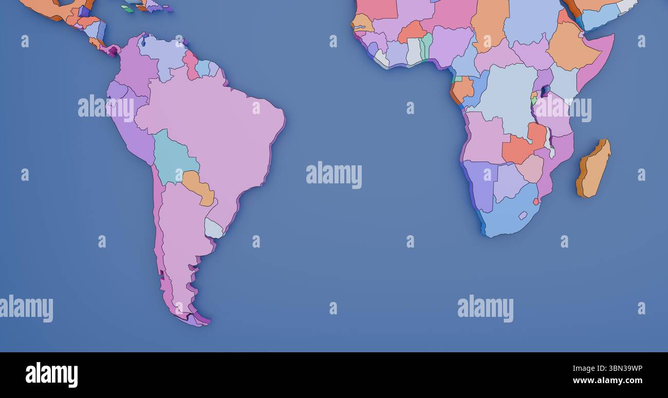 Mapa politico de america immagini e fotografie stock ad alta ...