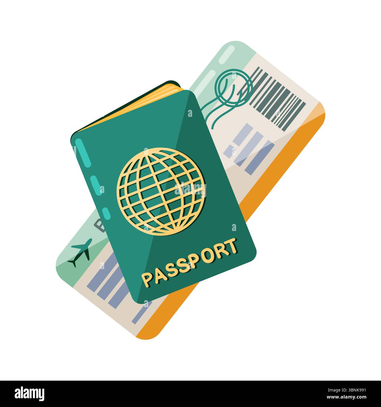 Passaporto di viaggio all'estero visto di viaggio vacanza di partenza ...