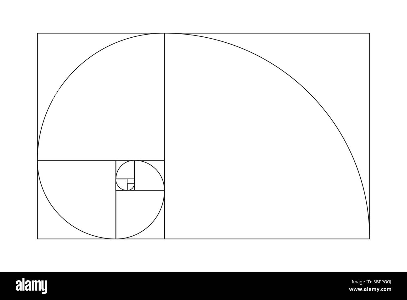 Regla de fibonacci Immagini Vettoriali Stock - Alamy