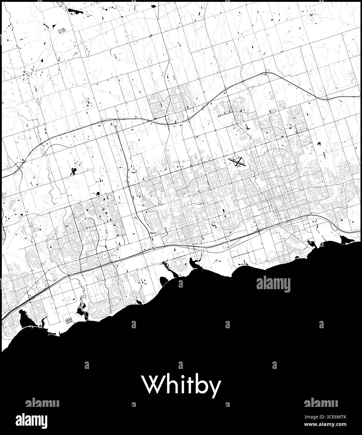 Mappa di whitby Immagini Vettoriali Stock - Alamy