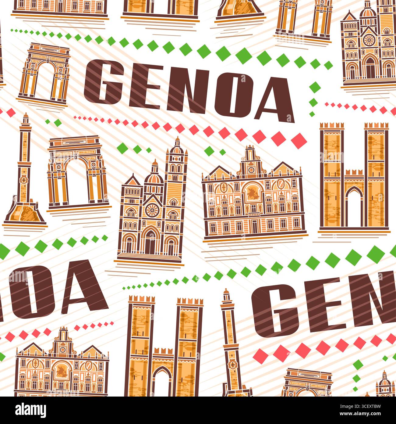 History of genoa Immagini Vettoriali Stock - Alamy