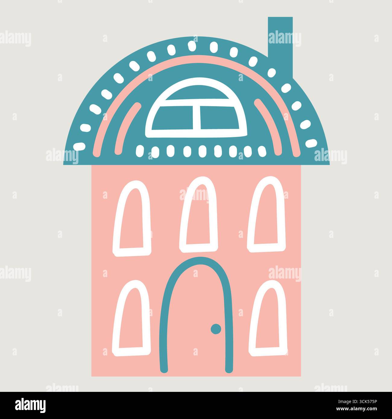 Casa stilizzata immagini e fotografie stock ad alta risoluzione - Alamy