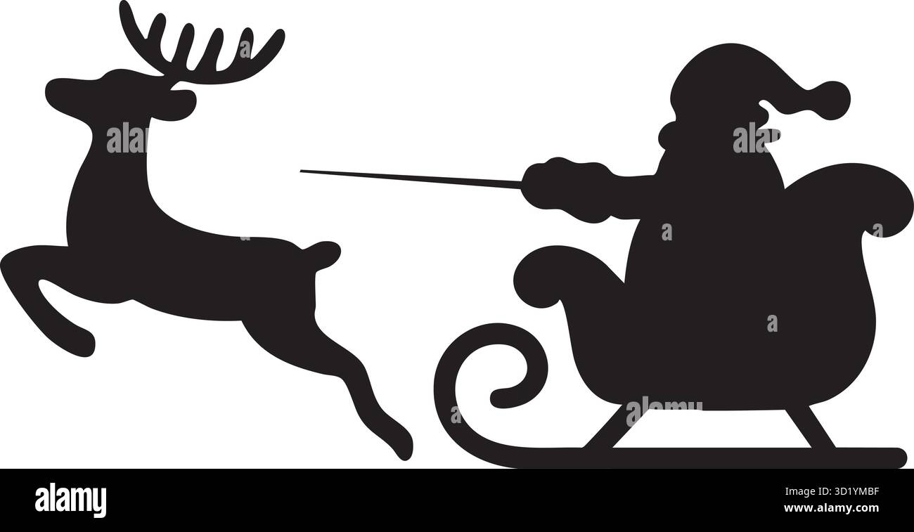 Babbo natale in slitta immagini e fotografie stock ad alta risoluzione ...