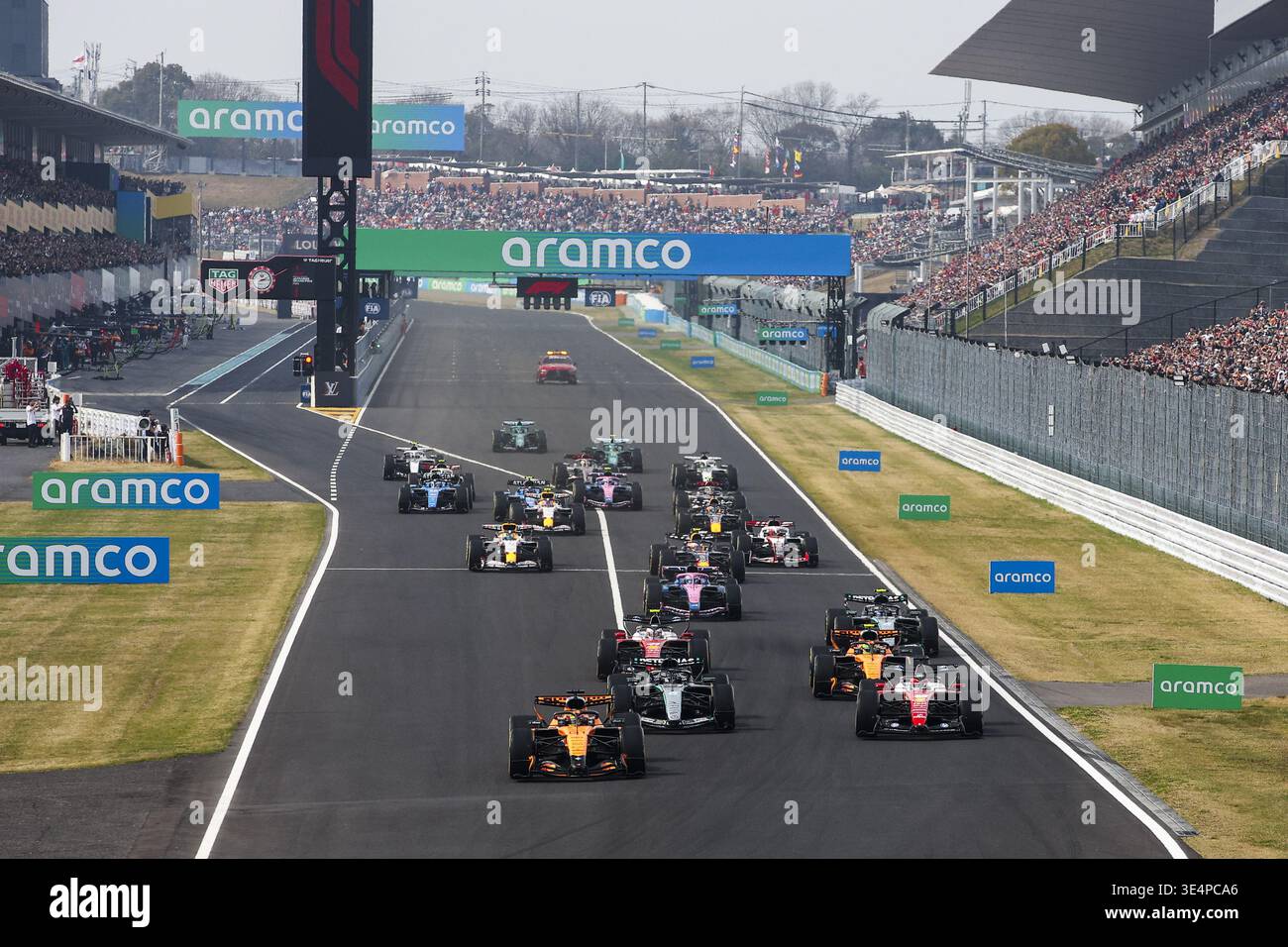 Suzuka, Giappone. 28 marzo 2026. Partenza della gara, durante il Gran ...