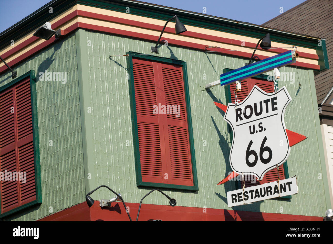 Ristorante fast food route 66 immagini e fotografie stock ad alta ...