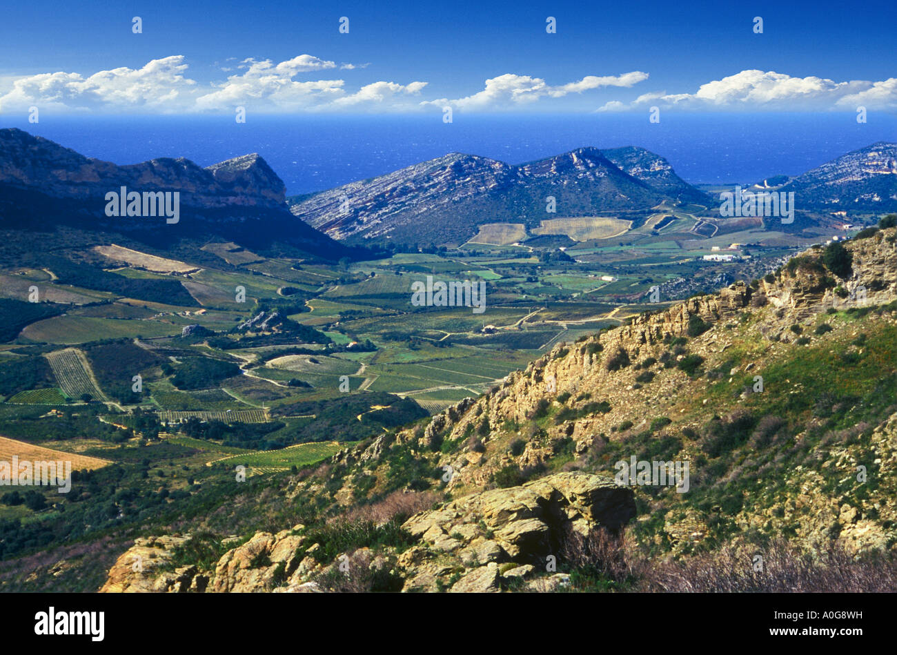 Cap Corse vicino a Patrimonio Corsica Francia Foto stock - Alamy