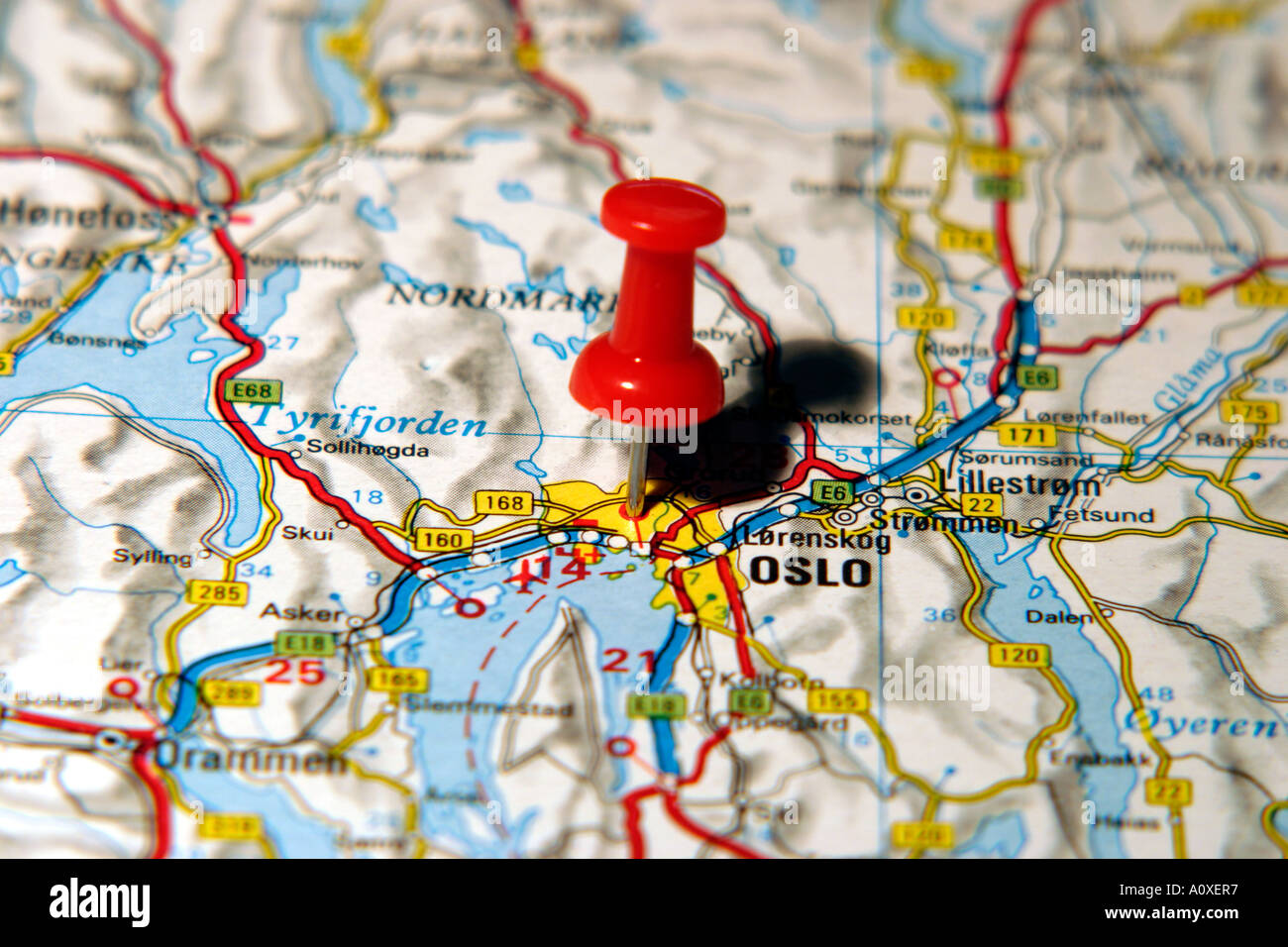 Mappa di oslo immagini e fotografie stock ad alta risoluzione - Alamy