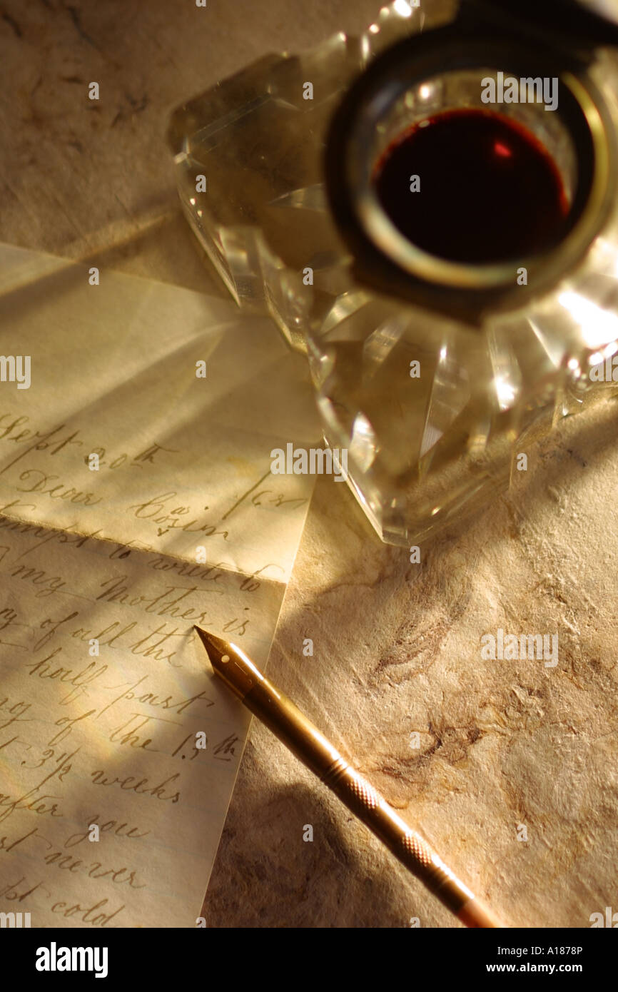 Penna e pergamena immagini e fotografie stock ad alta risoluzione - Alamy