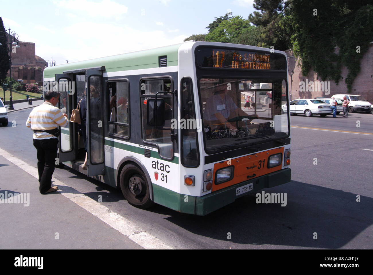 Trasporto elettrico passeggeri roma italia immagini e fotografie stock ...