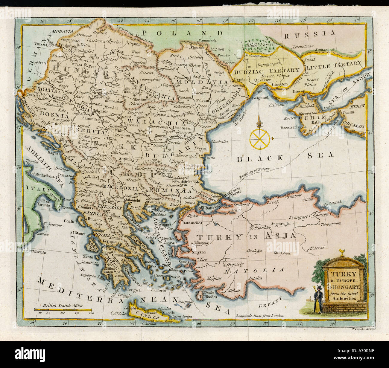 The balkans map immagini e fotografie stock ad alta risoluzione - Alamy