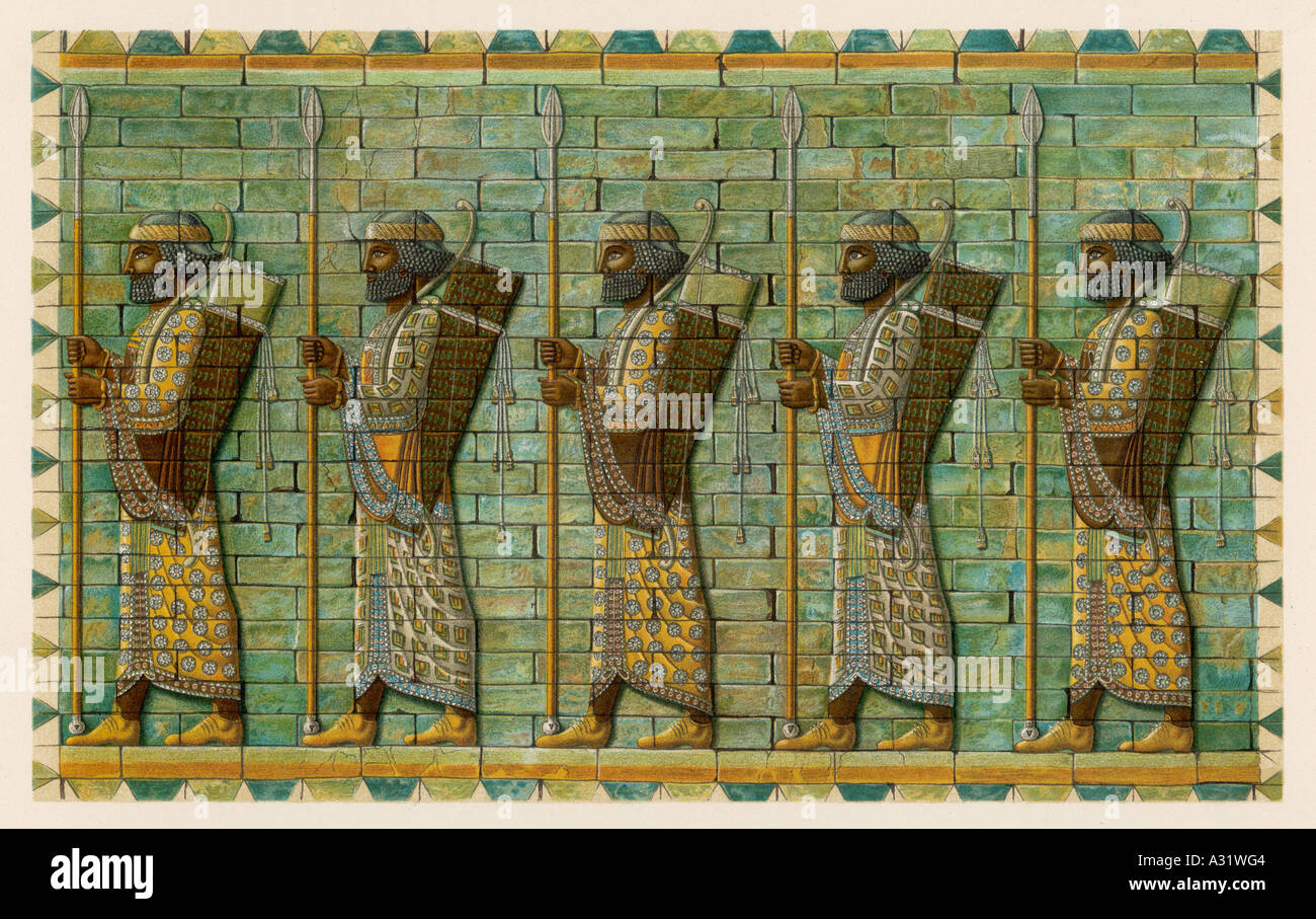 Il re persiano della guardia del corpo immagini e fotografie stock ad ...