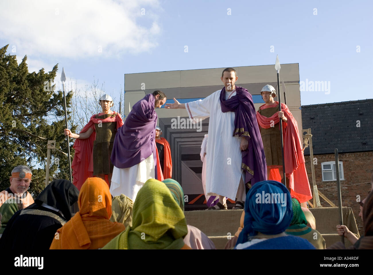 Crocifiggi la guardia del tempio di prestbury uk immagini e fotografie ...