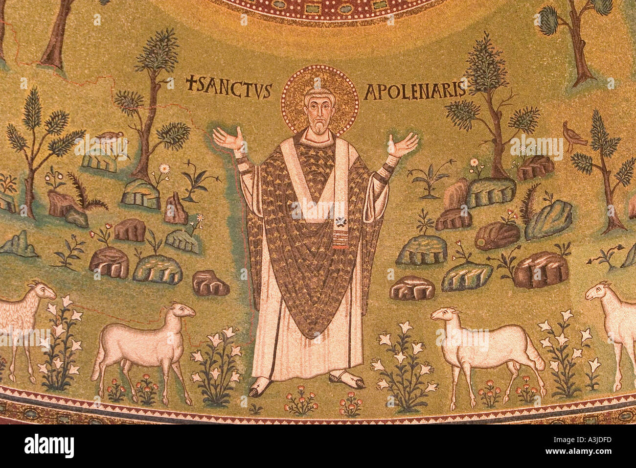 Sant Apollinare in Classe principali dei primi cristiani mosaico dell ...