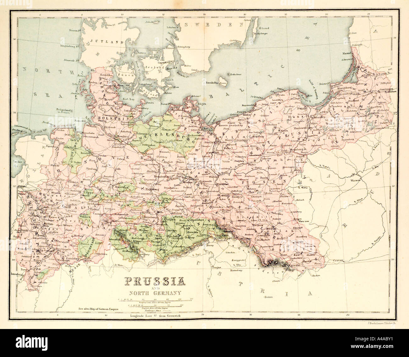 Prussia map immagini e fotografie stock ad alta risoluzione - Alamy