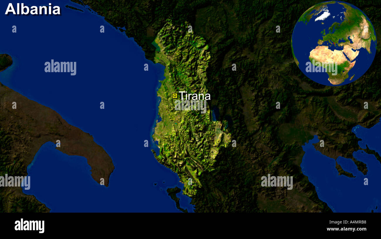Mappa di tirana immagini e fotografie stock ad alta risoluzione - Alamy