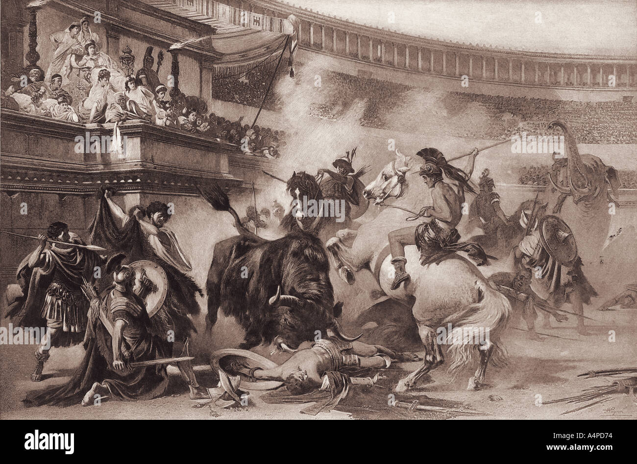 Gladiatori romani immagini e fotografie stock ad alta risoluzione - Alamy