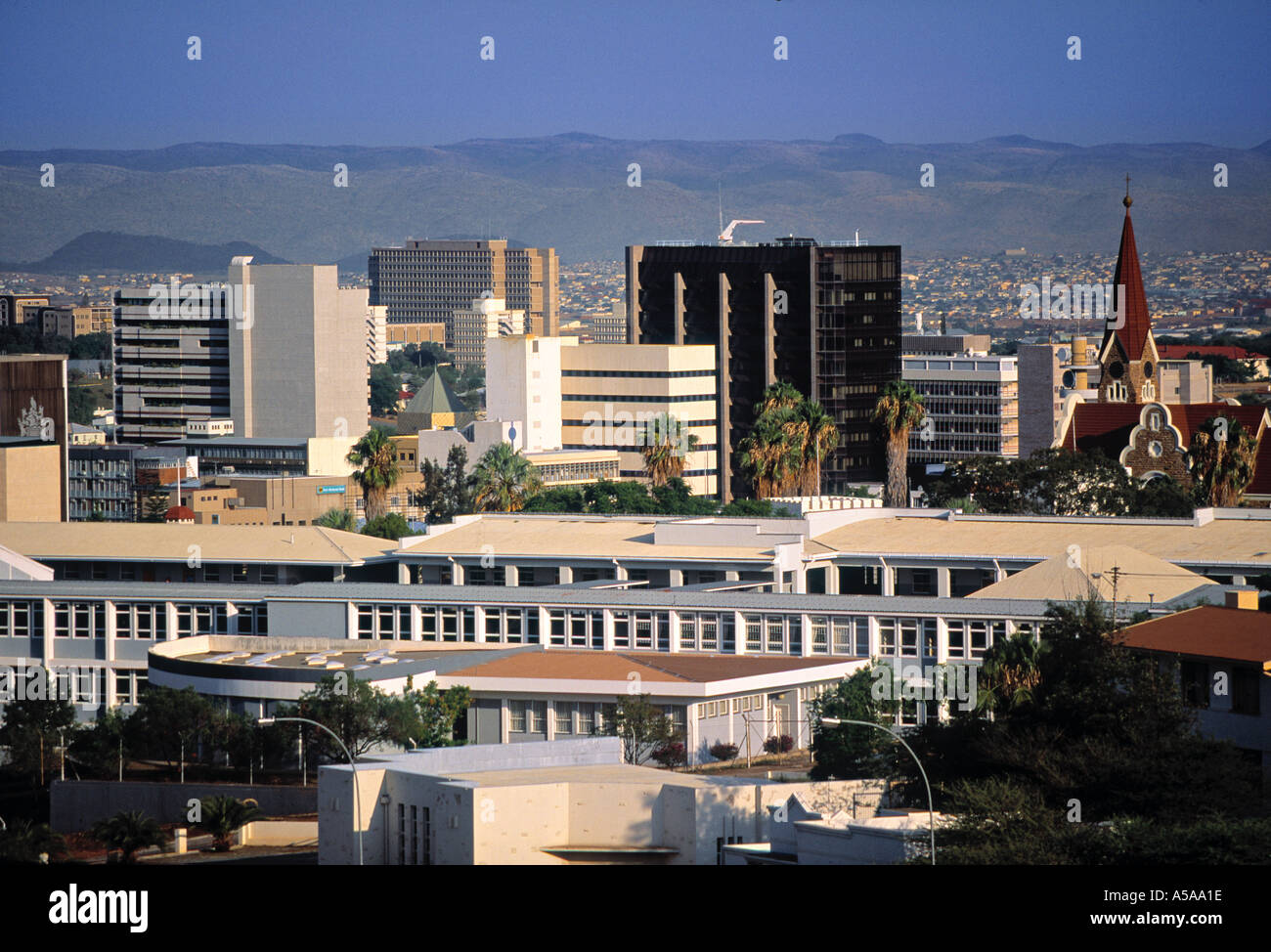 Namibia windhoek skyline immagini e fotografie stock ad alta ...