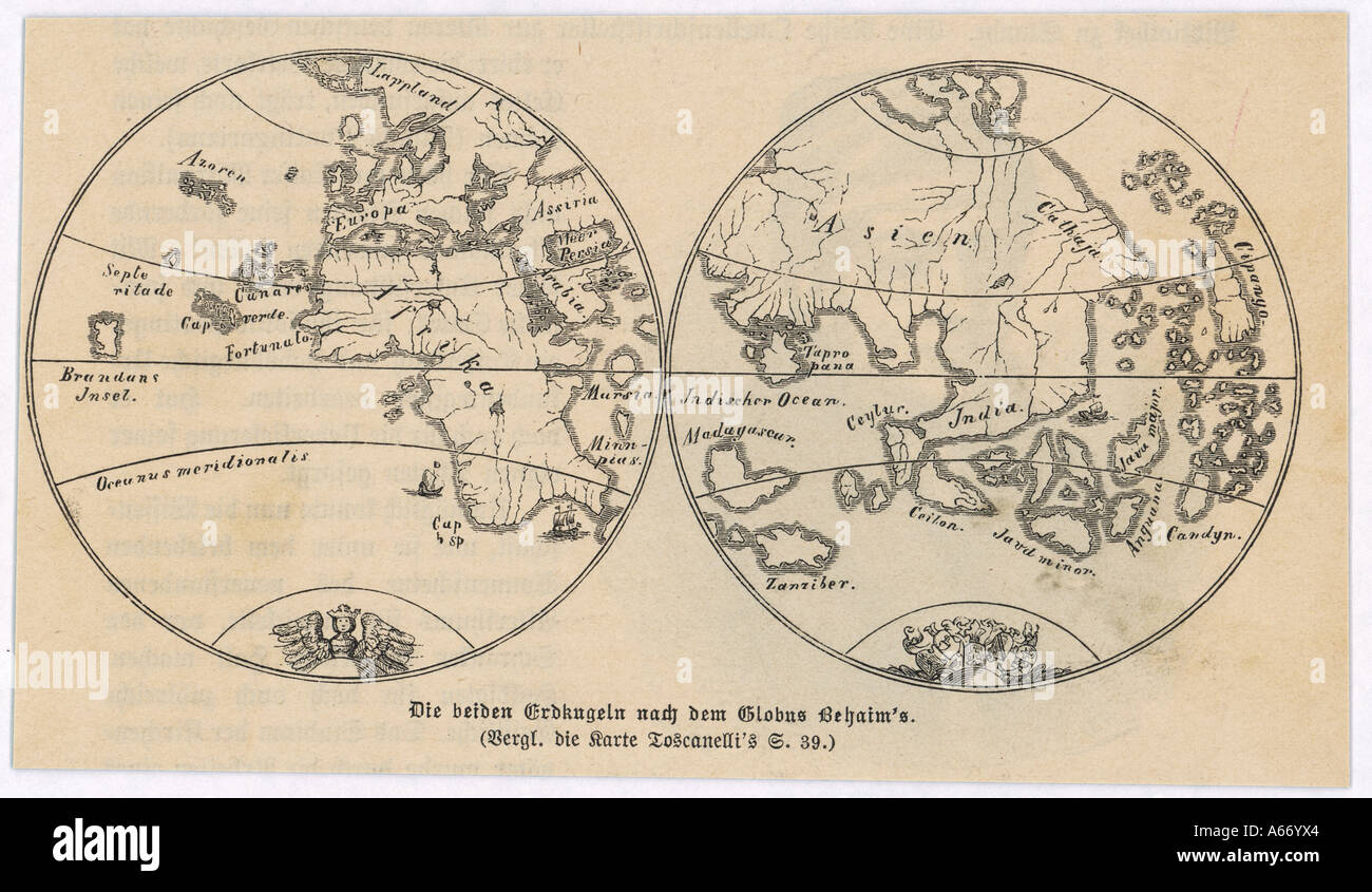 Mappa del mondo 1492 immagini e fotografie stock ad alta risoluzione ...