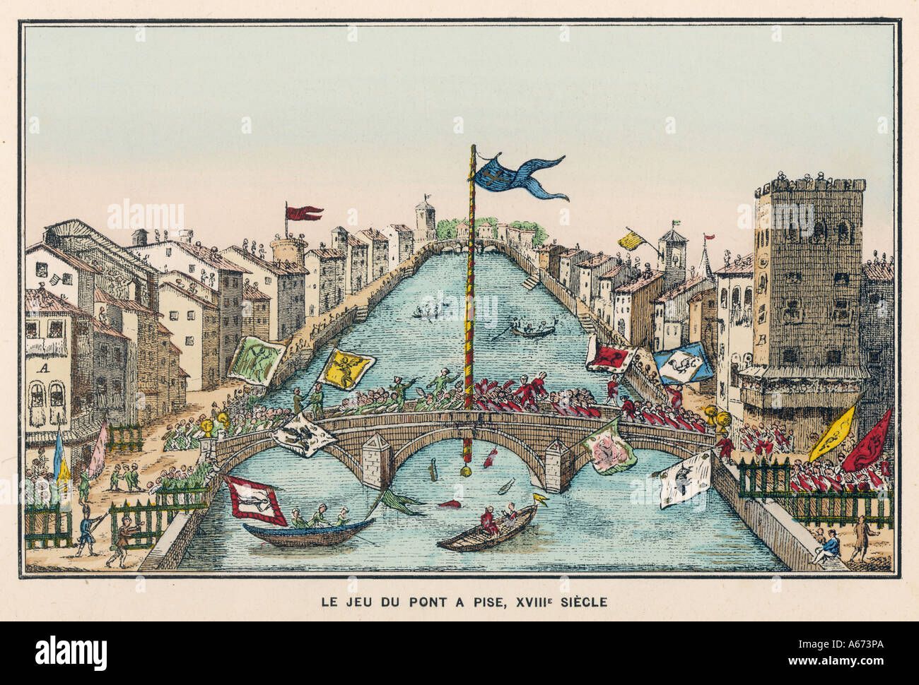 Gioco del ponte di pisa immagini e fotografie stock ad alta risoluzione ...