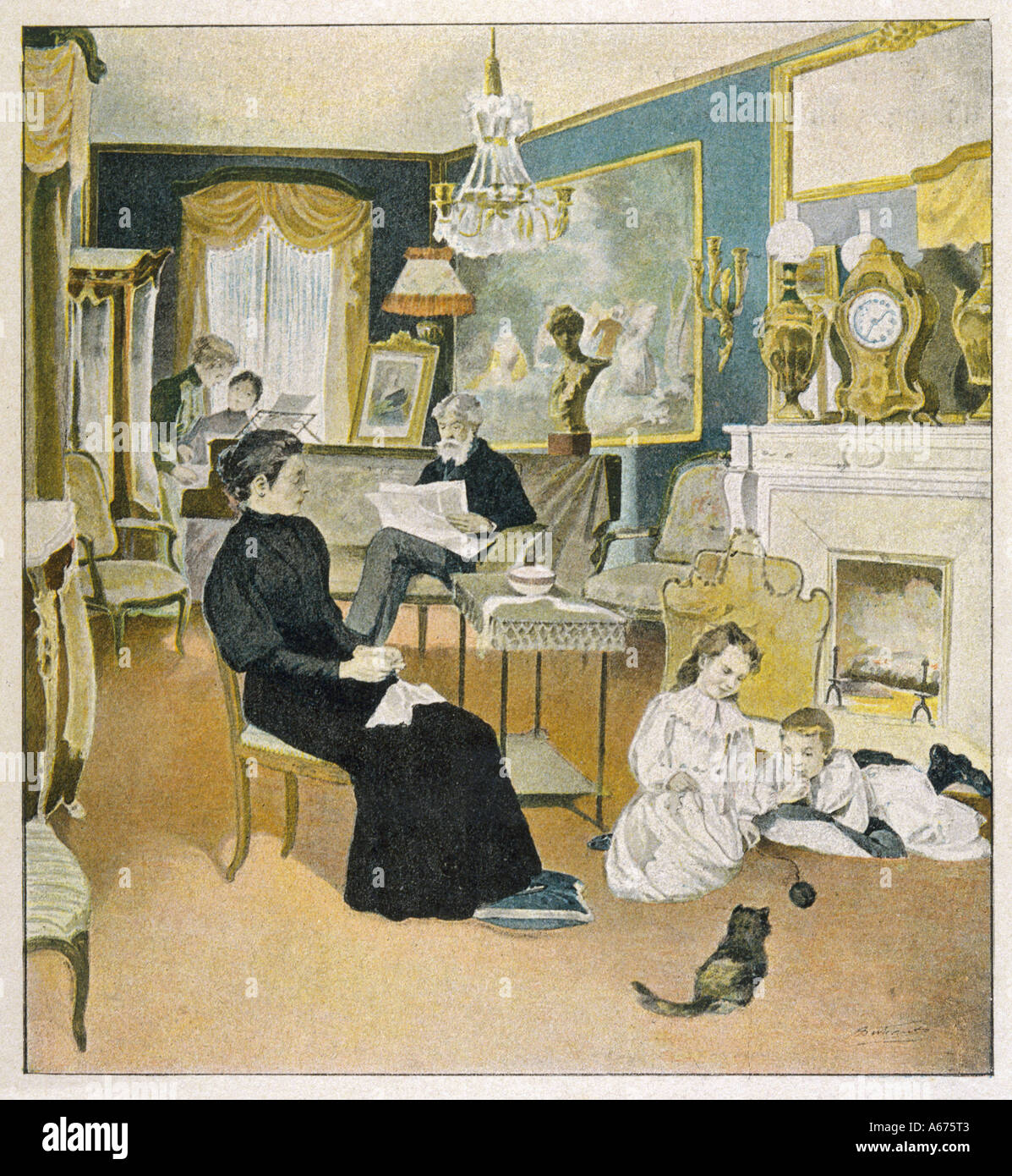 Famiglia borghese immagini e fotografie stock ad alta risoluzione - Alamy