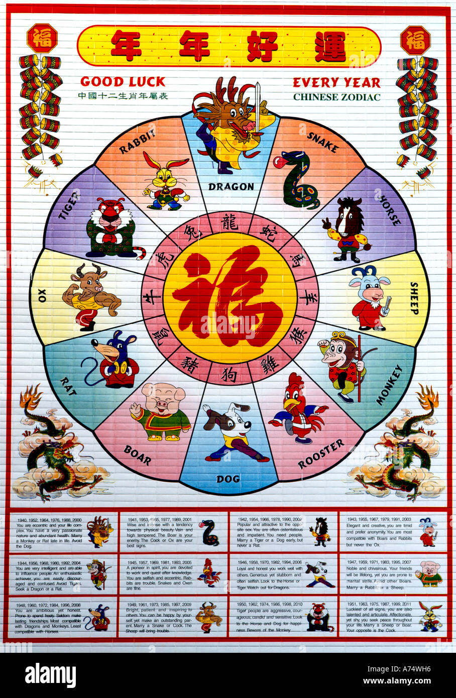 Chinese calendar immagini e fotografie stock ad alta risoluzione - Alamy