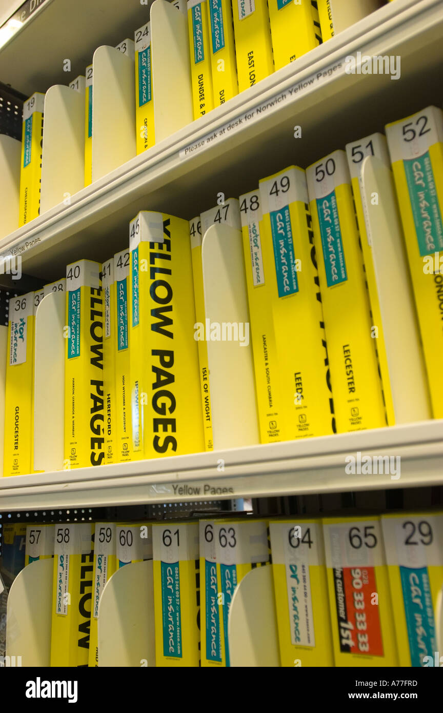 Yellow pages phone directory book immagini e fotografie stock ad alta ...