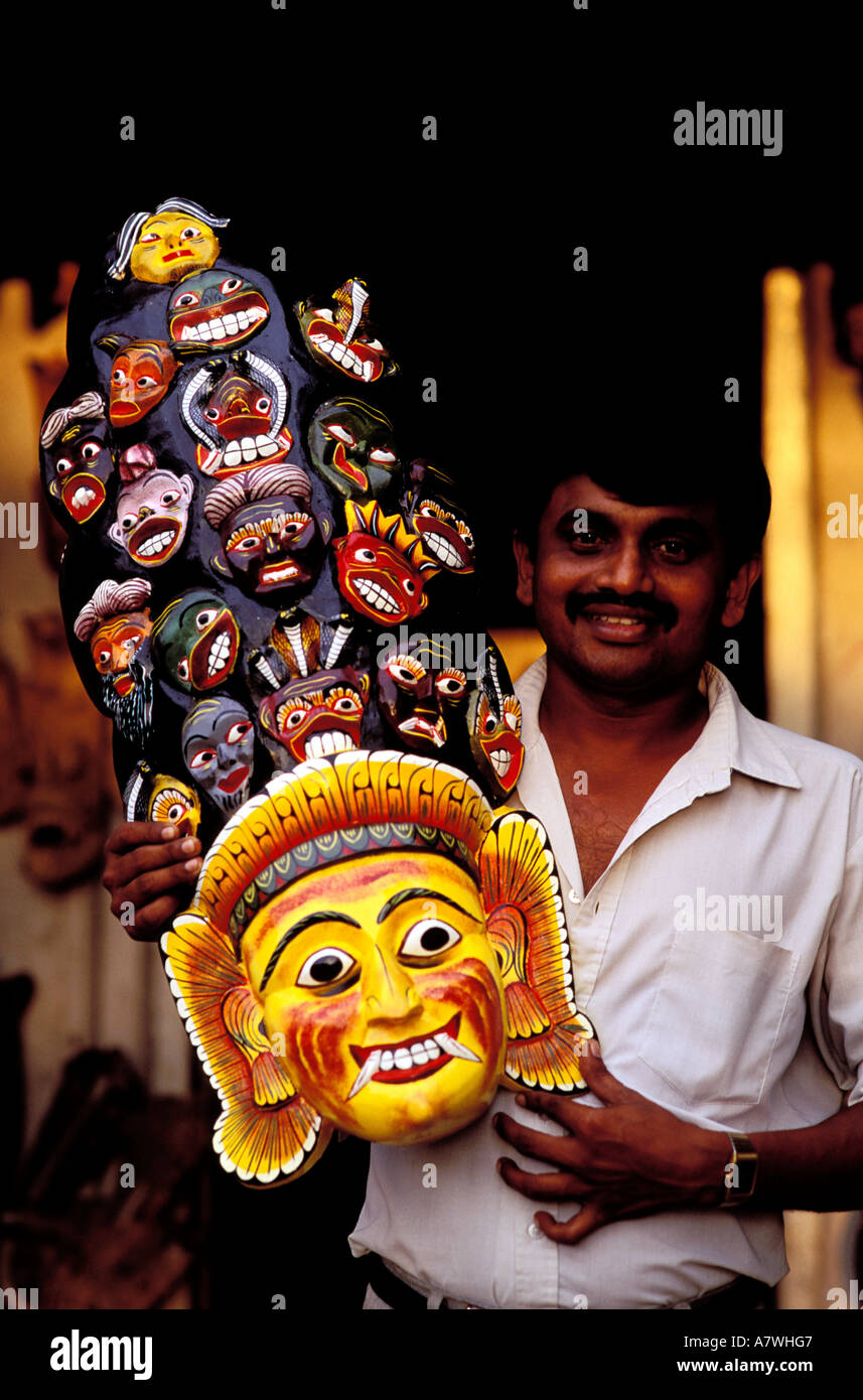 Masks of sri lanka immagini e fotografie stock ad alta risoluzione - Alamy