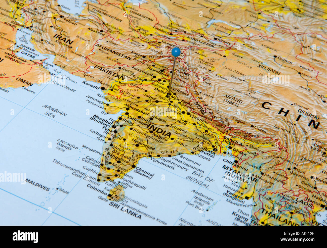 Mappa india immagini e fotografie stock ad alta risoluzione - Alamy