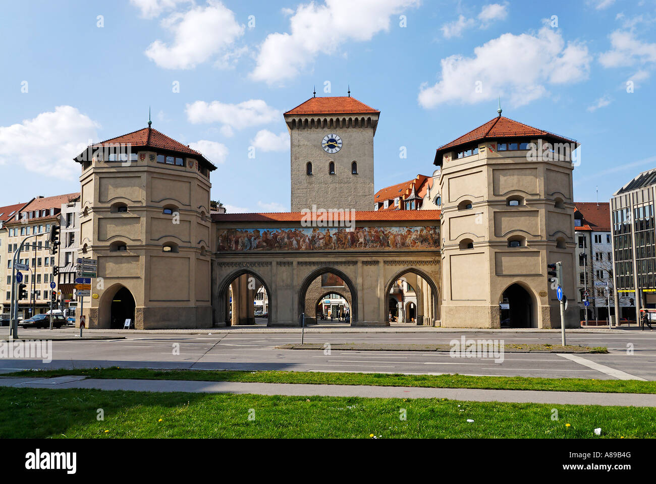 Isartor Isar gate Muenchen Monaco di Baviera Baviera Germania Foto ...