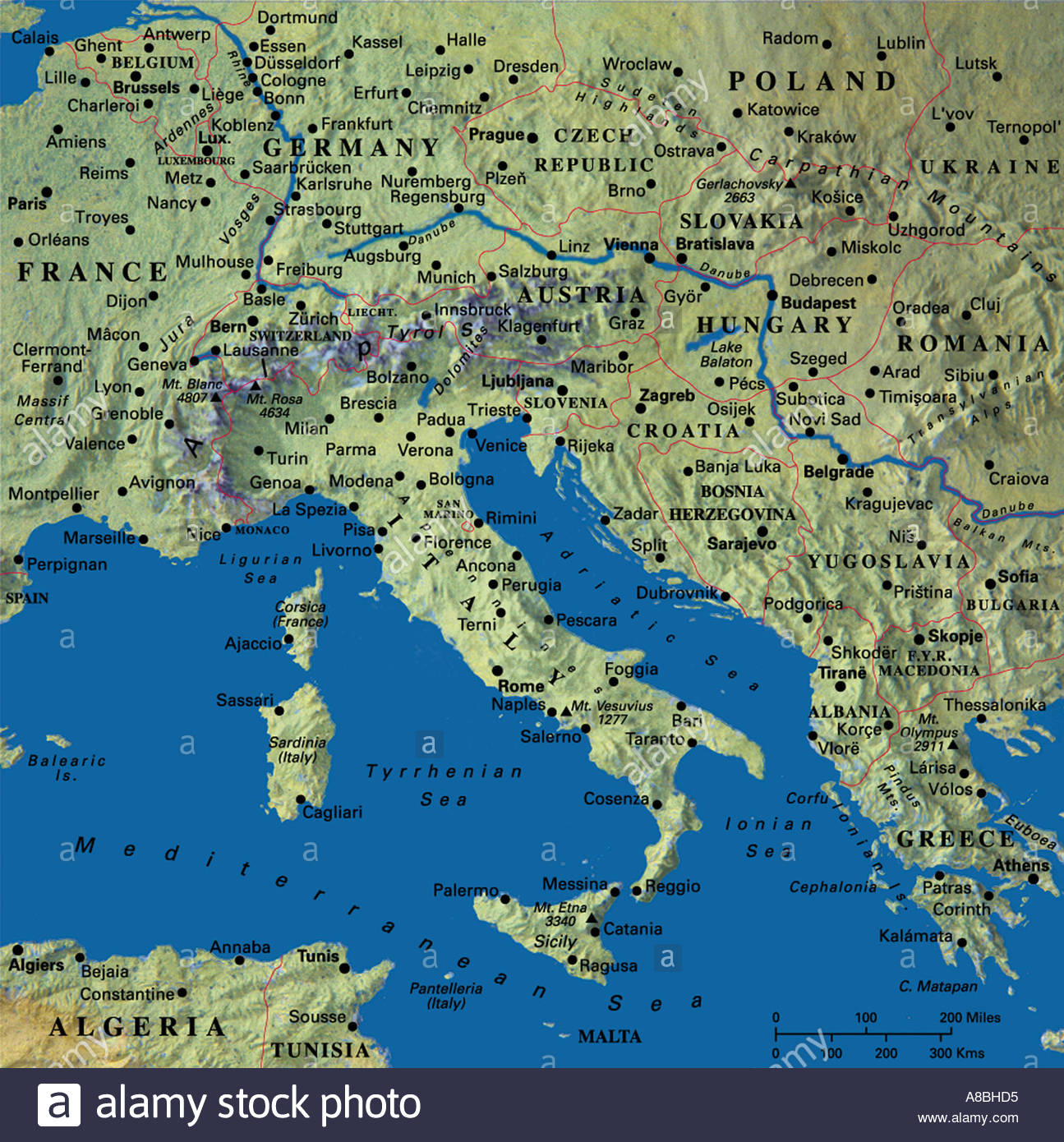 Mappa Italia Immagini & Mappa Italia Fotos Stock - Alamy