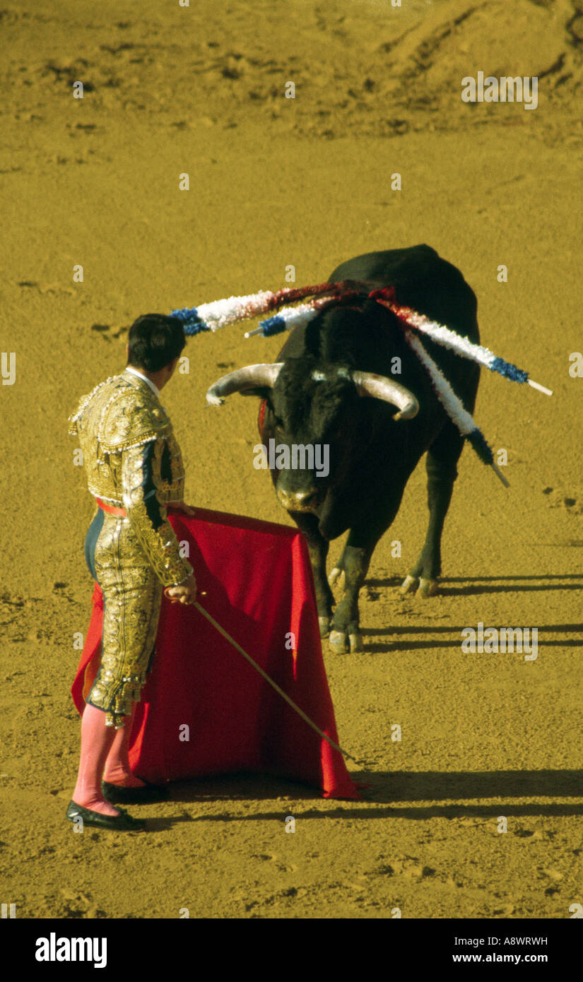 Matador che combattono i tori in spagna immagini e fotografie stock ad ...