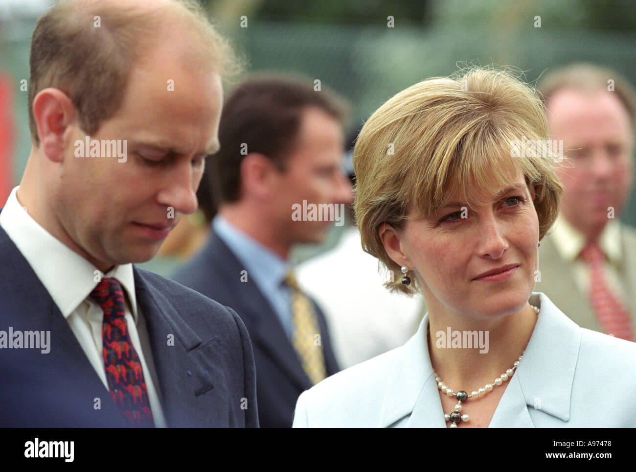 La Contessa di Wessex Sophie Rhys Jones e Prince Edward Foto stock - Alamy