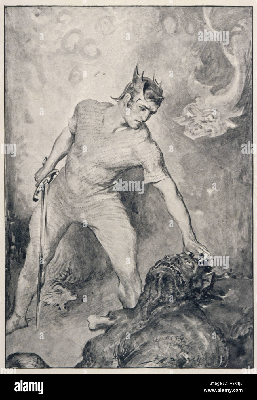 Beowulf and grendel immagini e fotografie stock ad alta risoluzione - Alamy