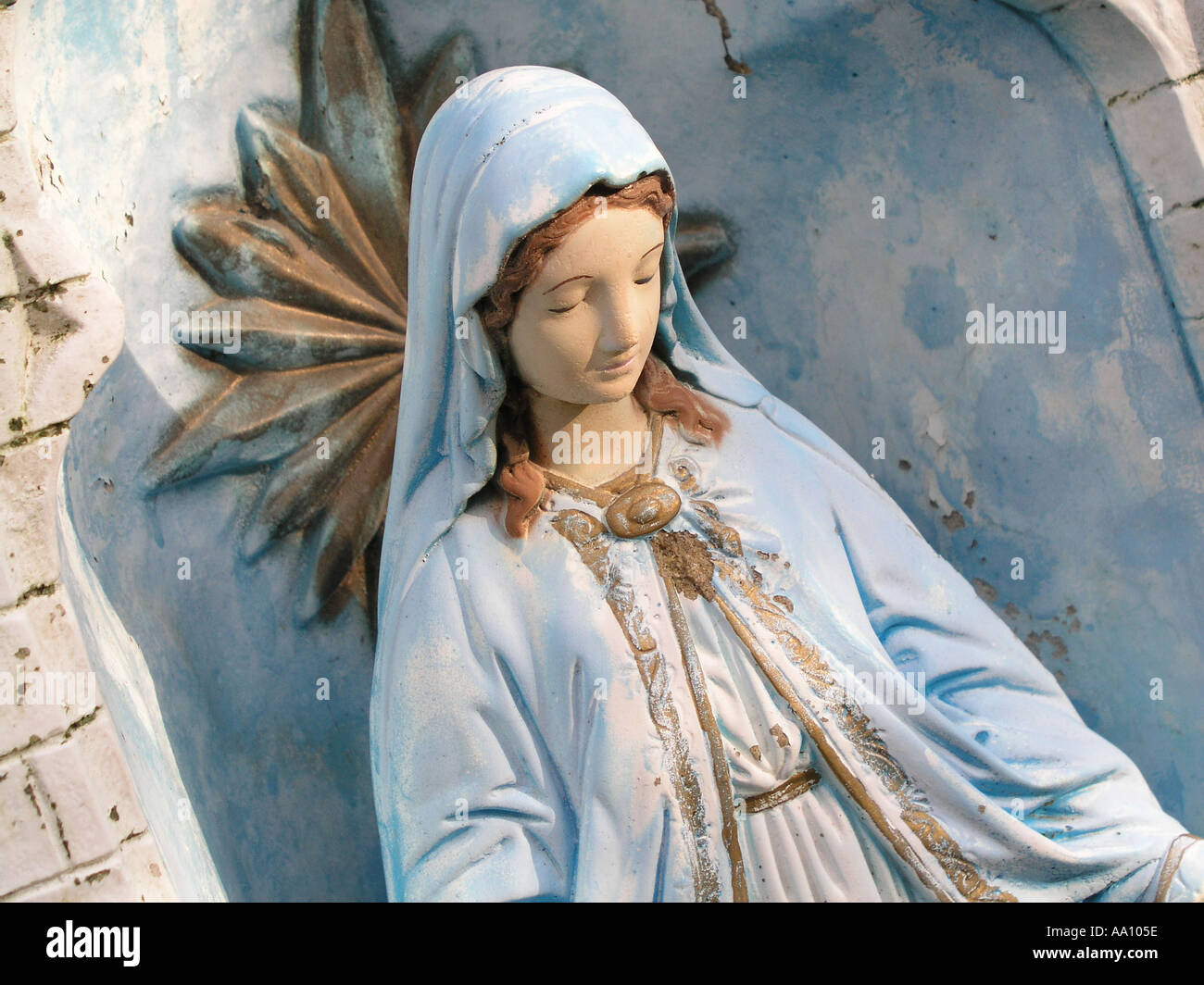 La beata Vergine Maria Madre di Dio statua closeup Foto stock - Alamy