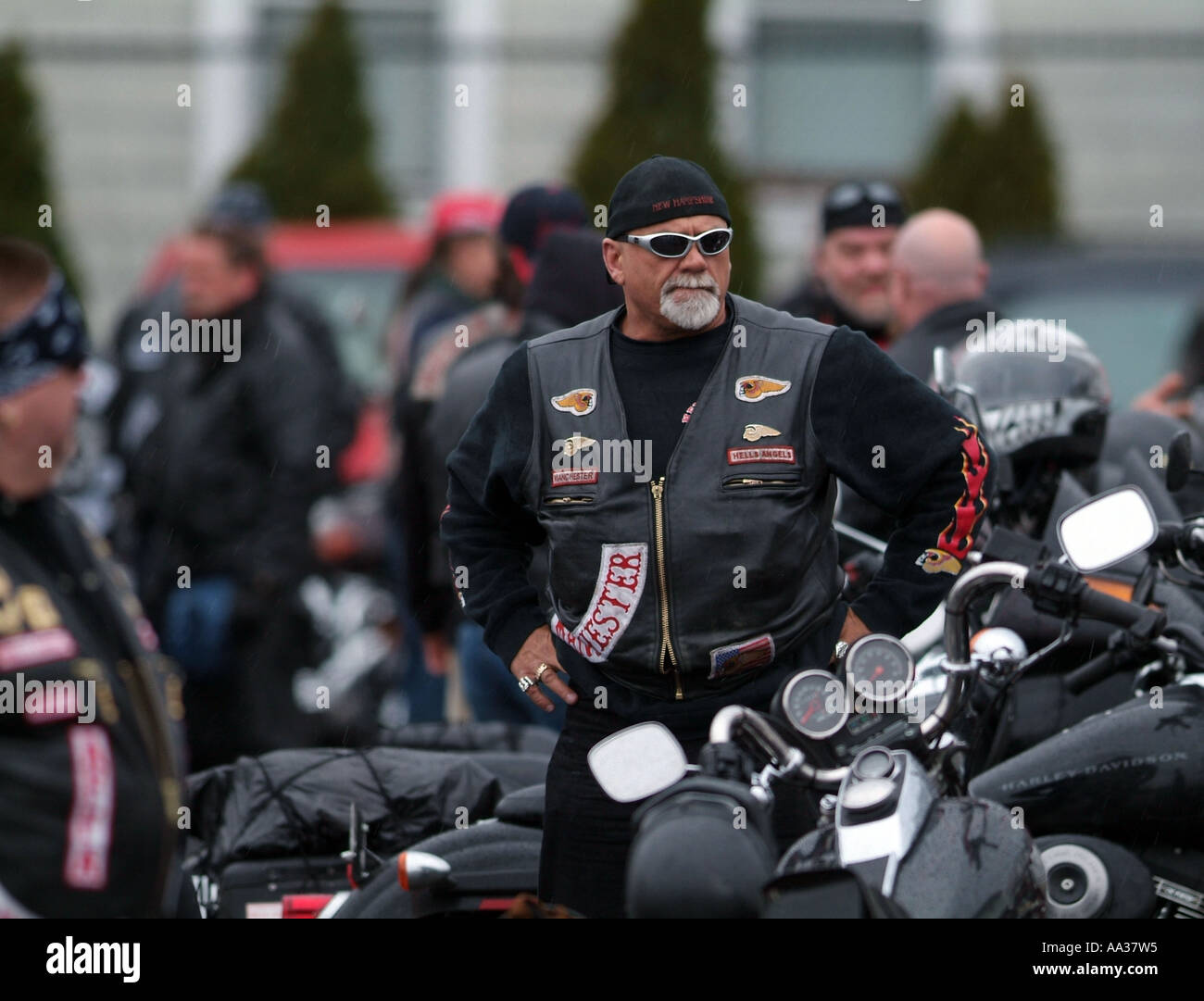 Hells Angels funerale moto club i membri al funerale di stato che è ...