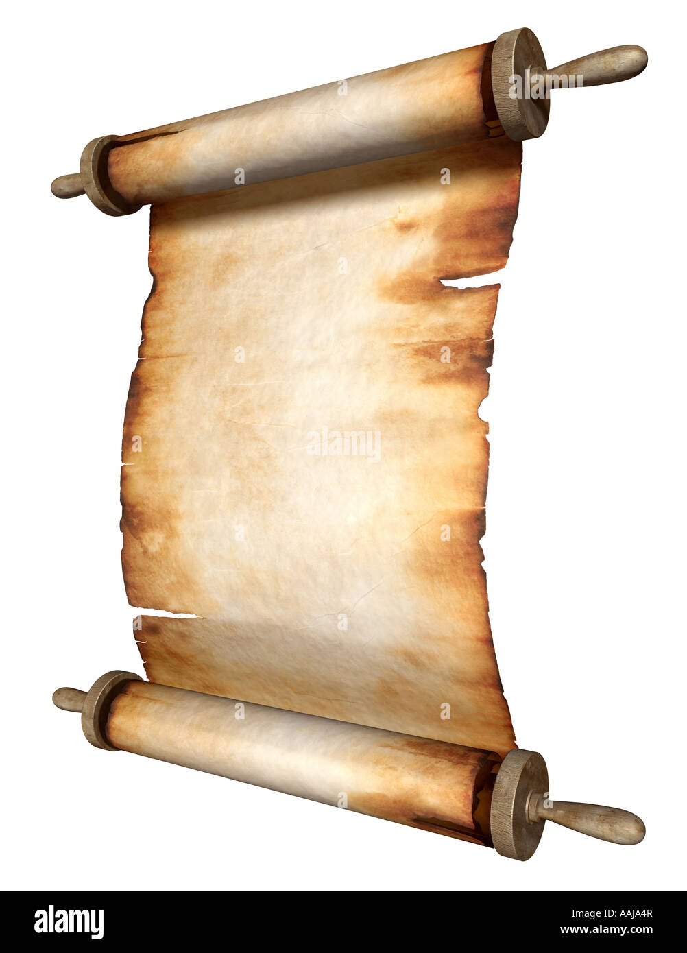 Rotolo di pergamena Foto stock - Alamy