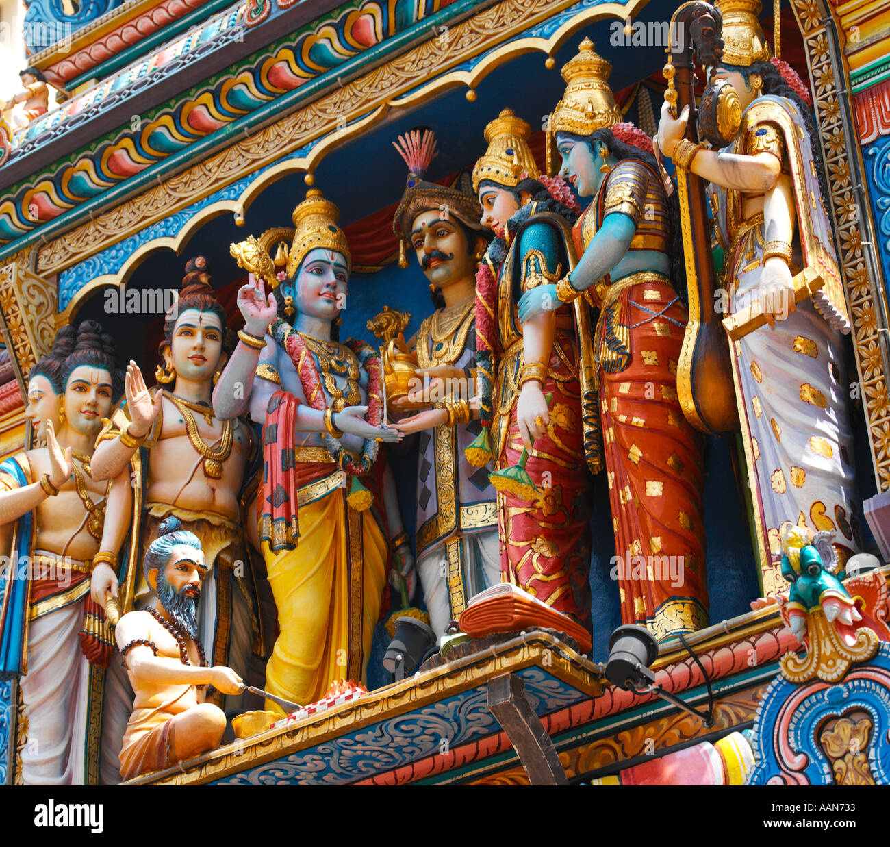 Sri krishnan tempio di singapore immagini e fotografie stock ad alta ...