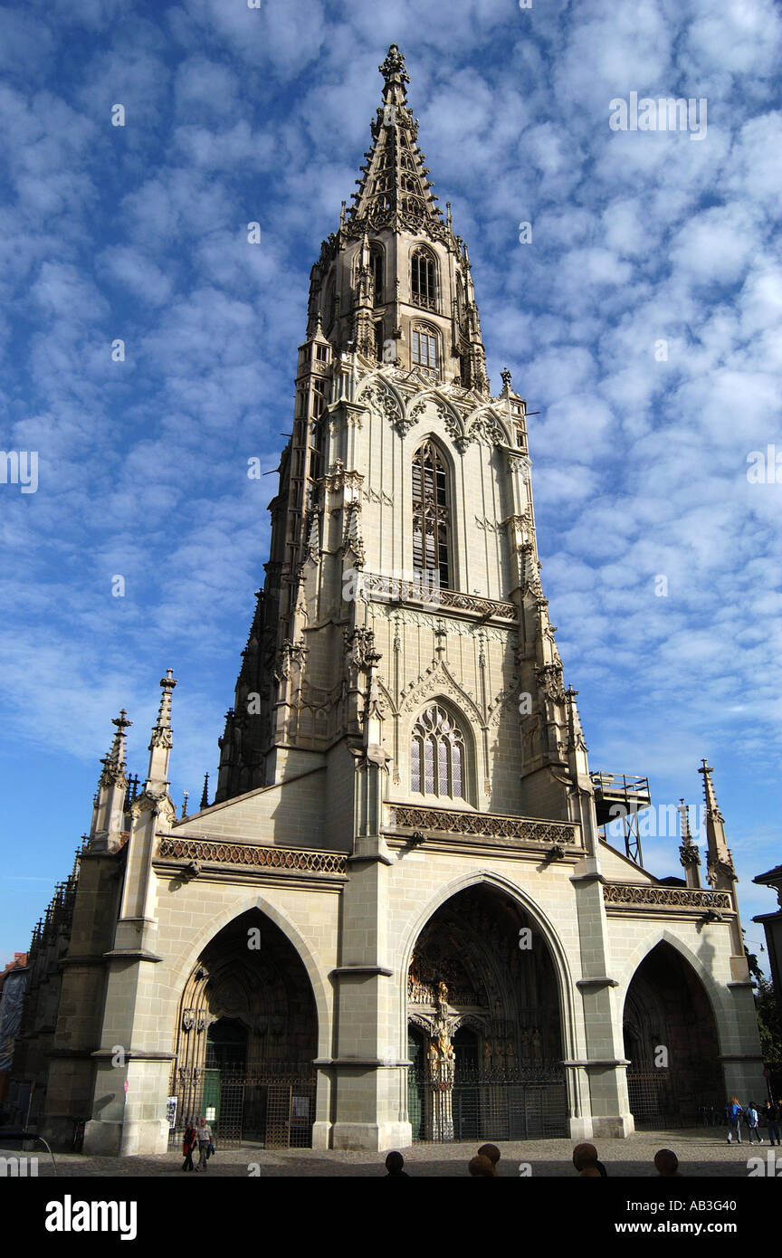 Cattedrale di Munster Berna Svizzera Foto stock - Alamy