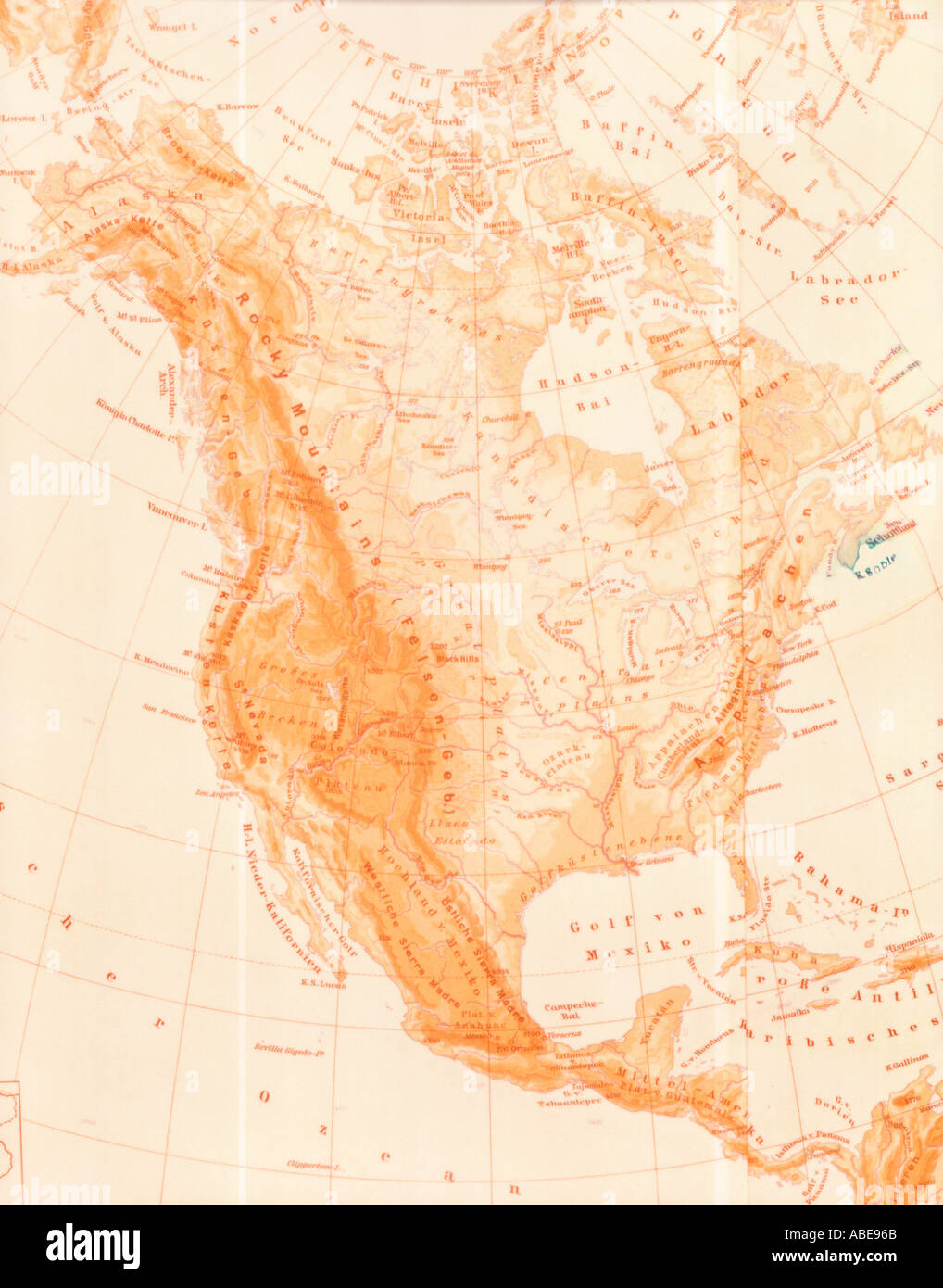 Mappa nor america immagini e fotografie stock ad alta risoluzione - Alamy