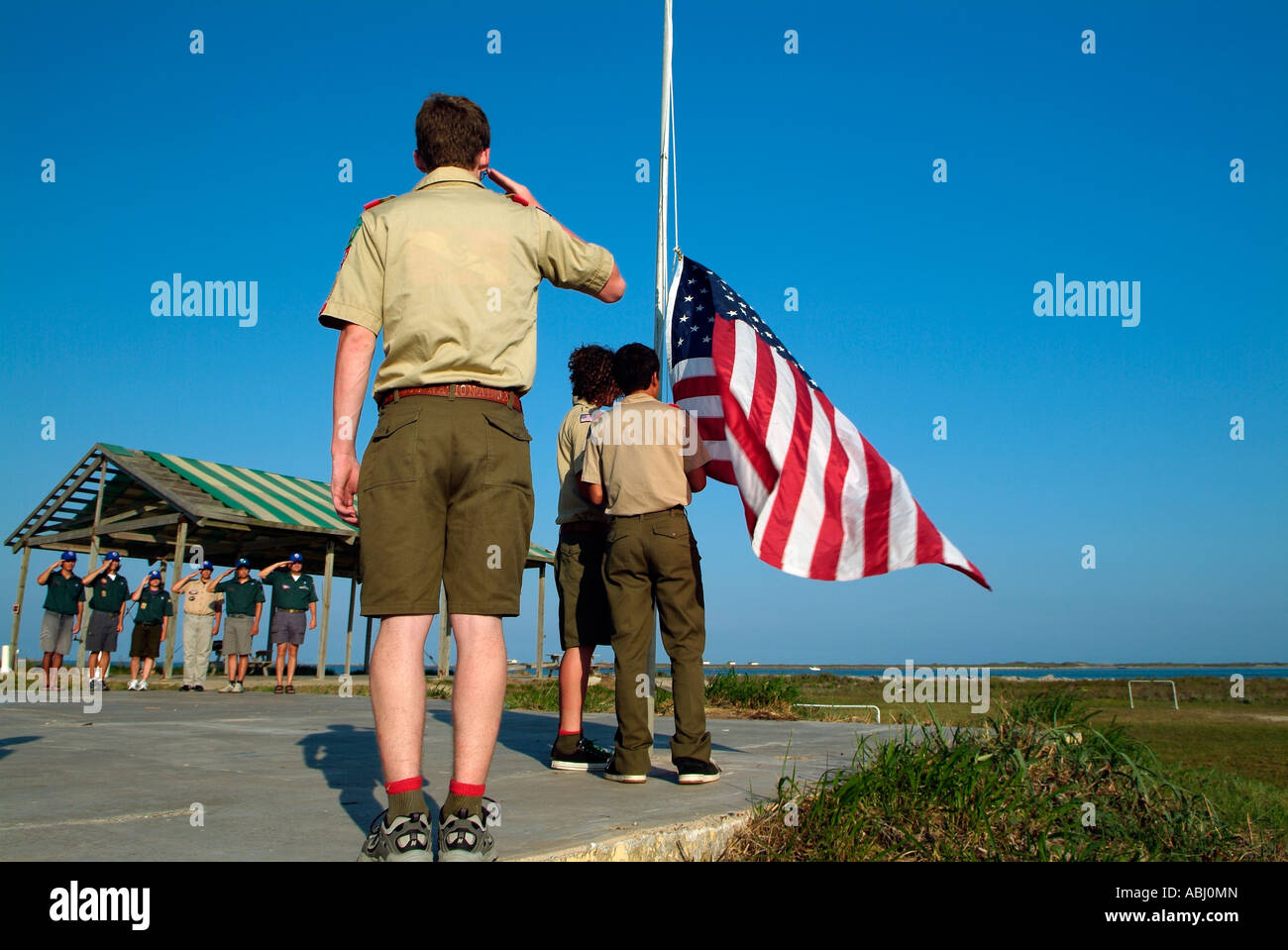 Bandiera scout immagini e fotografie stock ad alta risoluzione - Alamy